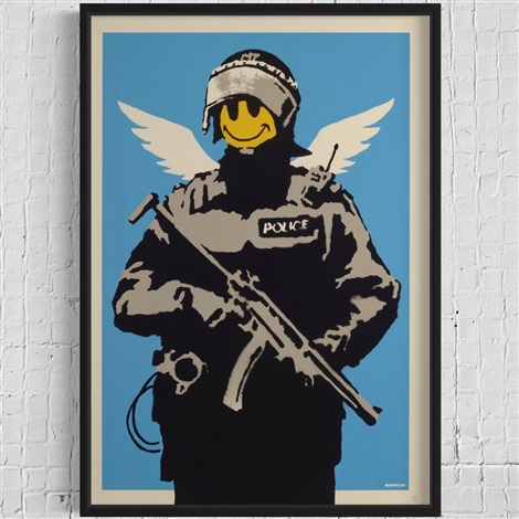 Flying Copper Unsigned by Banksy on artnet