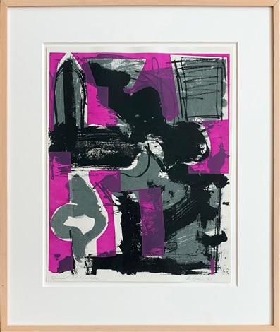 Salute On A Tar Roof by Grace Hartigan on artnet