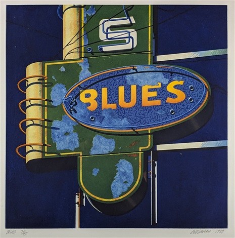 Blues by Robert Cottingham on artnet