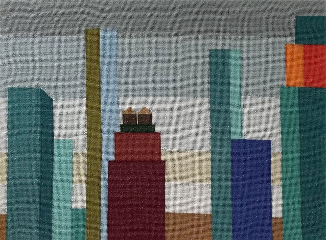 Hudson Yards - The Edge Tapestry by Adrianne Lobel on artnet