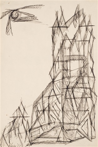 Untitled Townscape by Lancelot Ribeiro on artnet