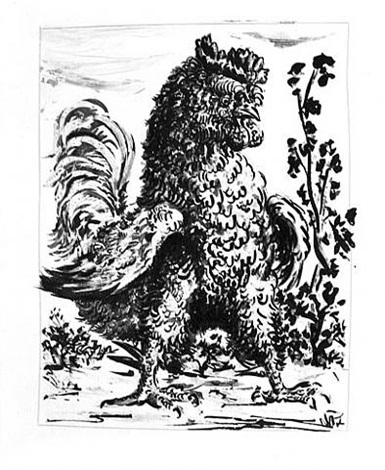 Rooster by Pablo Picasso on artnet