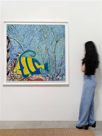 Twenty-five meters down on Layag-Layag Reef by Pacita Abad on artnet