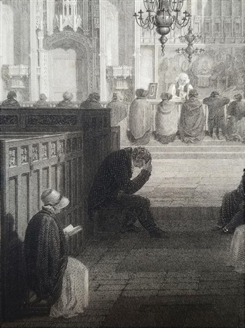 St. Albans Abbey Church, High Altar screen by Robert Clutterbuck on artnet