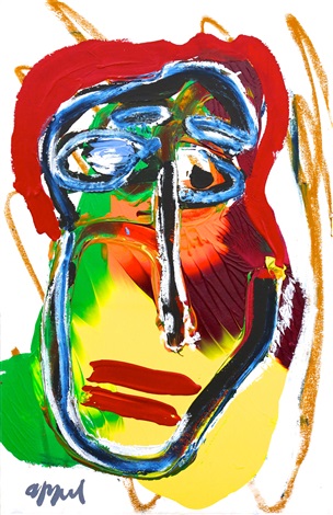 Portrait by Karel Appel on artnet