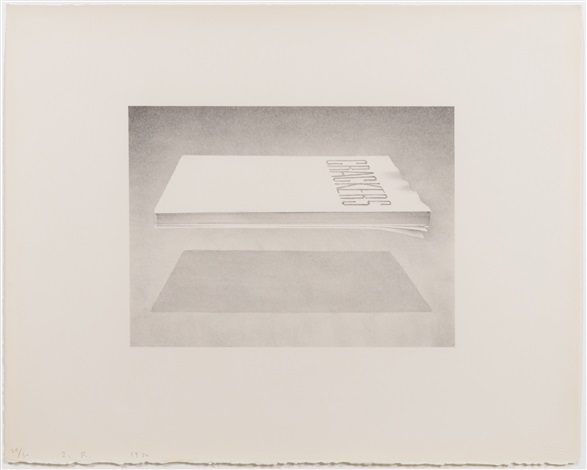 Crackers, from the Book Cover series by Ed Ruscha on artnet