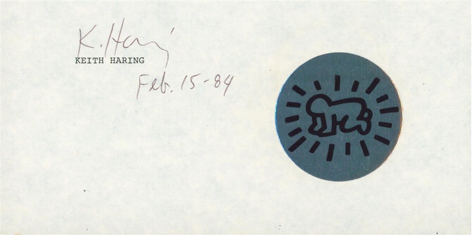Signed Keith Haring letter 1984 by Keith Haring on artnet