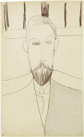 Paul Alexandre devant un vitrage by Amedeo Modigliani on artnet
