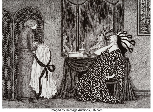 Gertrudis Callosidad, from The Blue Aspic by Edward Gorey on artnet