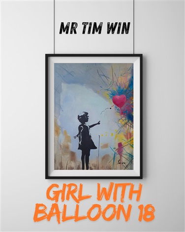 Girl With Balloon 18 by Mr Tim Win on artnet