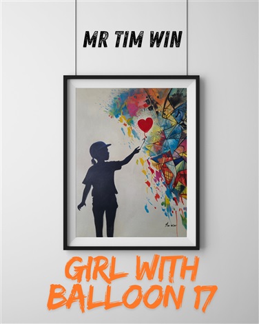 Girl With Balloon 17 by Mr Tim Win on artnet