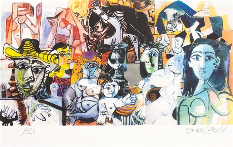 Sans titre 4 Picasso by Erró on artnet