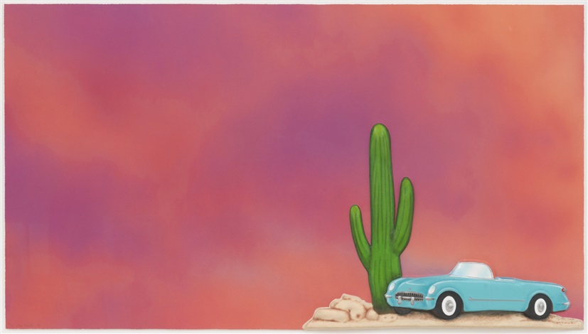 Desperado Blue Car by Alex Israel on artnet