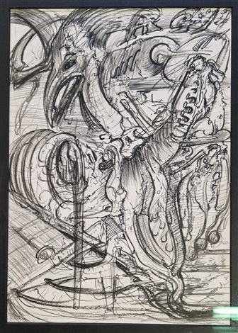 1988 Expanded Drawing by H.R. Giger on artnet