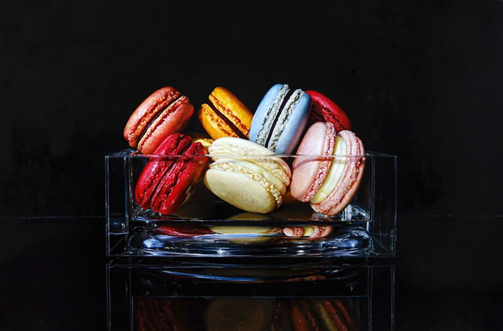 Macaroons on Black by Alexander Sheversky on artnet