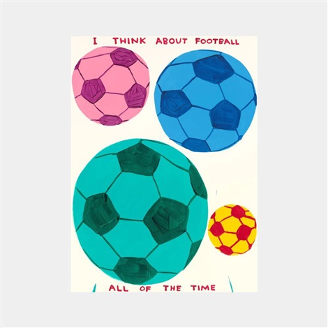 I Think About Football All Of The Time by David Shrigley on artnet