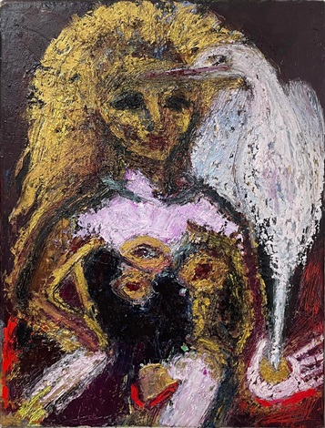 High Priestess with Holy Bird by Kate Walters on artnet