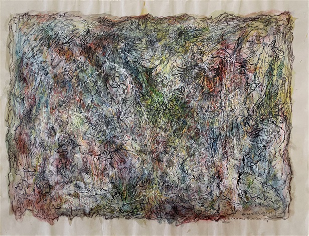 Ein Bau aus Ranken A building made from vines by Bernard Schultze on artnet