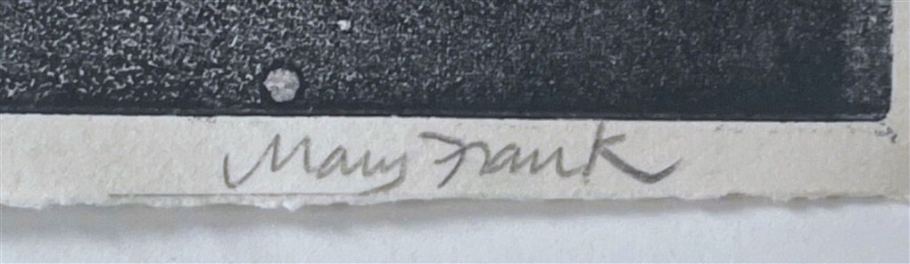 Color monotype by Mary Frank on artnet