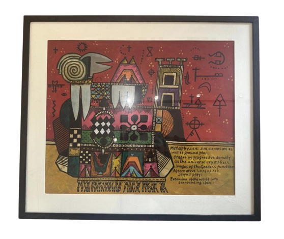 Cosmographic Structure No.3 by Alan Davie on artnet