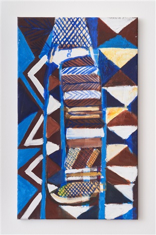 Untitled Mural Blue by Atta Kwami on artnet