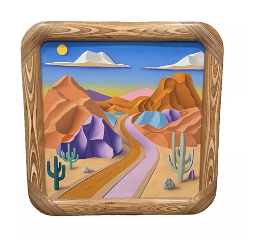 Desert Landscape by Connor Remes on artnet