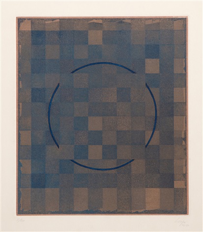Blue Composition by Vincent John Longo on artnet