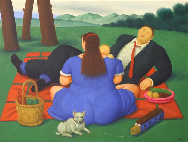 Picnic by Fernando Botero on artnet