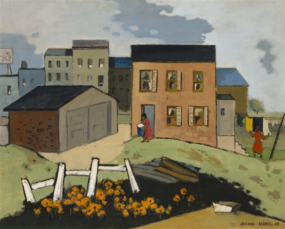 Back Alley Vista by Herman Maril on artnet