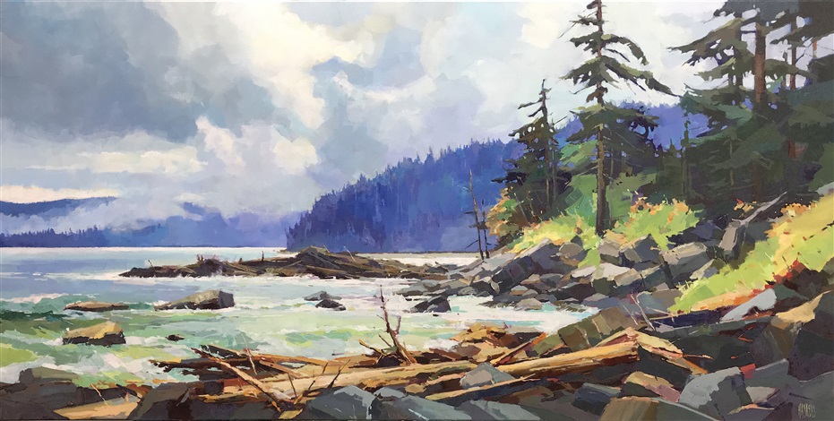 Logs and Fog by Randy Hayashi on artnet