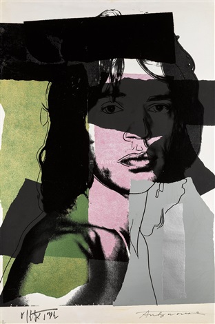 Mick Jagger Color Screenprint FS II.145 by Andy Warhol on artnet