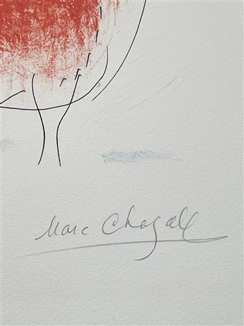 The Red Rooster by Marc Chagall on artnet