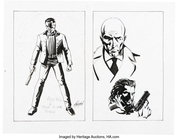 Matt Haley XIII Group of 3 Original Video Game Concept Art Pages ...