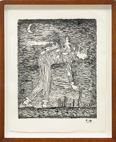 Self Portrait Remembering Childhood by Derek Boshier on artnet