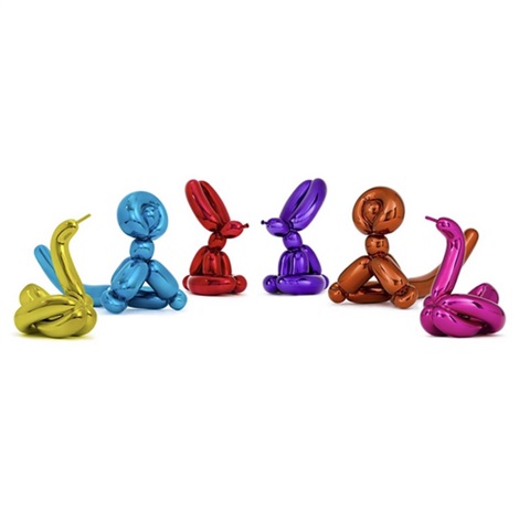 Jeff Koons Balloon Animals - Collectors Set Rabbit, Monkey and Swan by ...