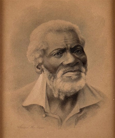 Marie Howard Weeden - Portrait of Freed Man, Shadows on the Wall Series ...