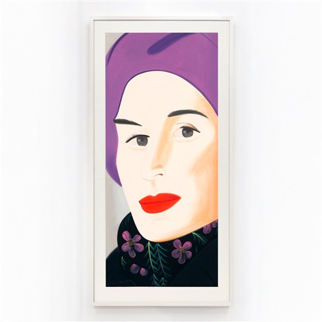 Purple Hat Ada by Alex Katz on artnet