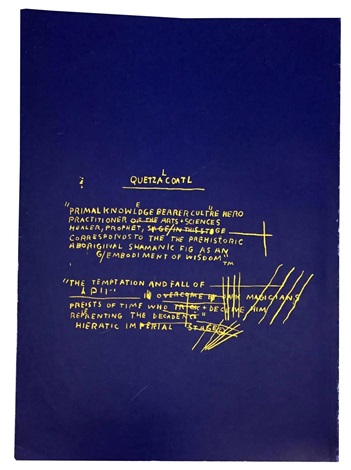 Basquiat Paintings 1981-1984 Fruitmarket Gallery Exhibition Catalog ...