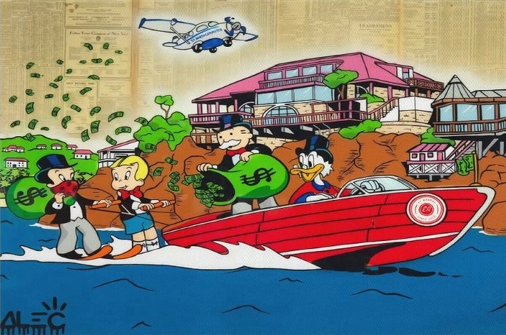 The Gang at Eden Roc St. Barths by Alec Monopoly on artnet