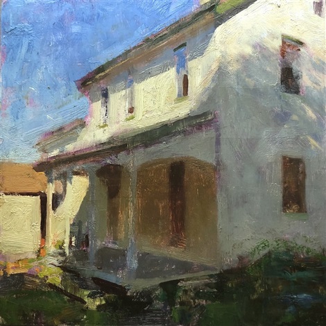 Farmhouse, Fall by Jon Redmond on artnet