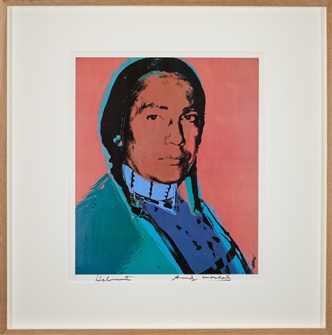 Portrait of Russell Means by Andy Warhol on artnet