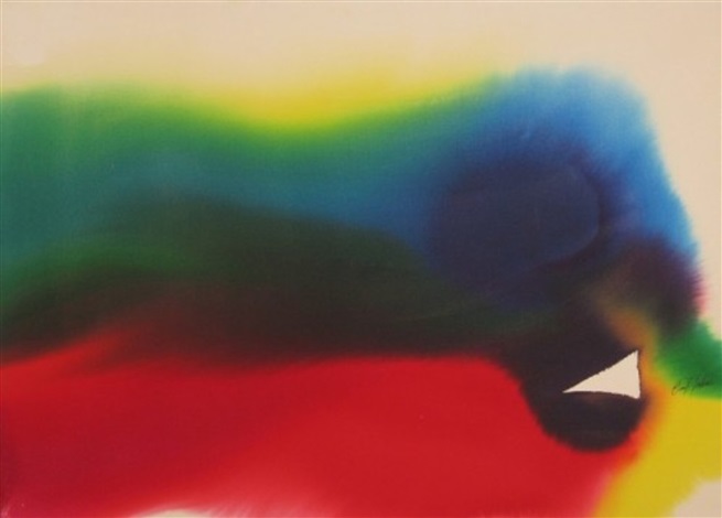 Phenomeana parcinal imperative by Paul Jenkins on artnet