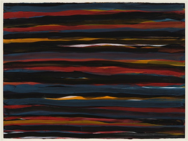 Irregular Horizontal Bands Of Color Superimposed Horizontal by Sol ...