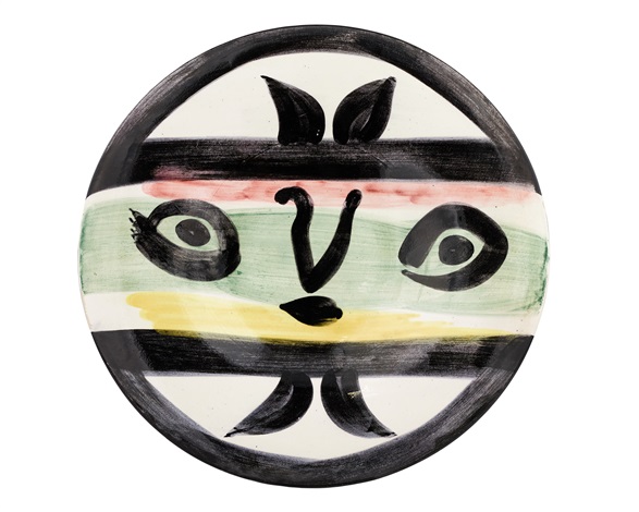 Visage No. 101 Ceramic Plate by Pablo Picasso on artnet