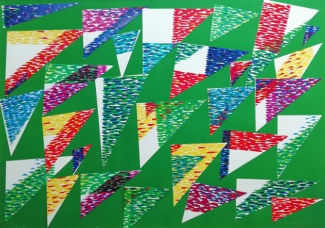 Collage di Triangoli by Piero Dorazio on artnet
