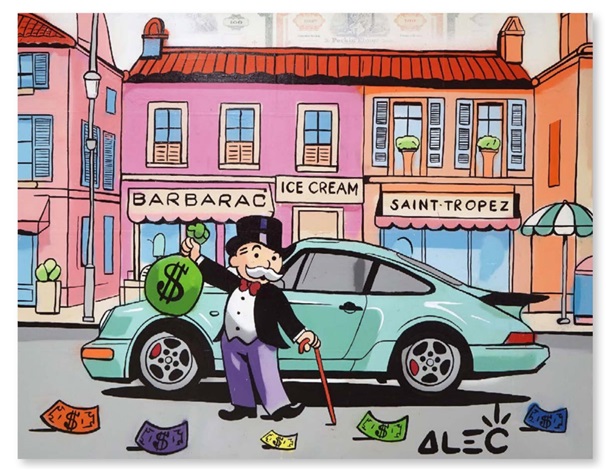 Monopoly Cane Bag up German Luxury Car Parked Ice Cream by Alec ...
