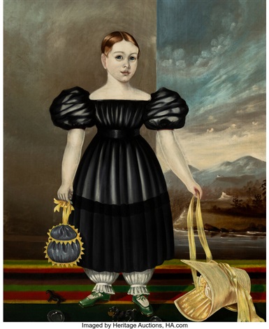 Portrait of Mary Ann Wheeler by Isaac Sheffield on artnet
