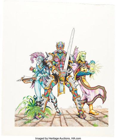 P.D. Breeding-Black and Ron Spencer Tales of Talislanta Cover Original ...