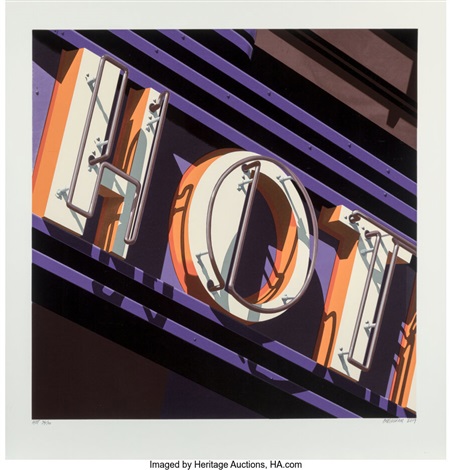 Hot, from American Signs by Robert Cottingham on artnet