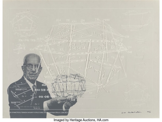 Untitled, from Inventions Twelve Around One by Buckminster Fuller on artnet